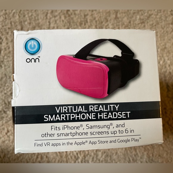Onn | Other | Nib Onn Pink Virtual Reality Smartphone Headset Fits Up ...